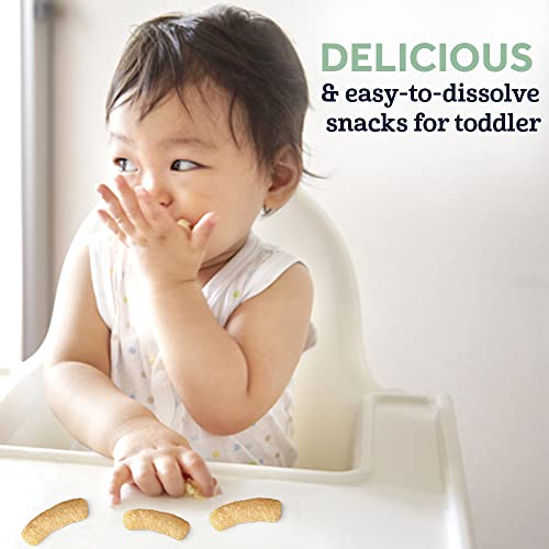 Gerber Snacks for Baby Organic Lil Crunchies, White Cheddar & Broccoli, 1.59 Ounce (Pack of 6)