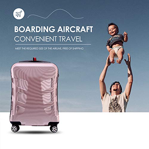 HBIAO Children's Luggage Suitcase, Kid's Riding Box Suitcase, Student Trolley Boarding Suitcase, Skateboard Trolley, Large-Capacity Travel Suitcase,Green