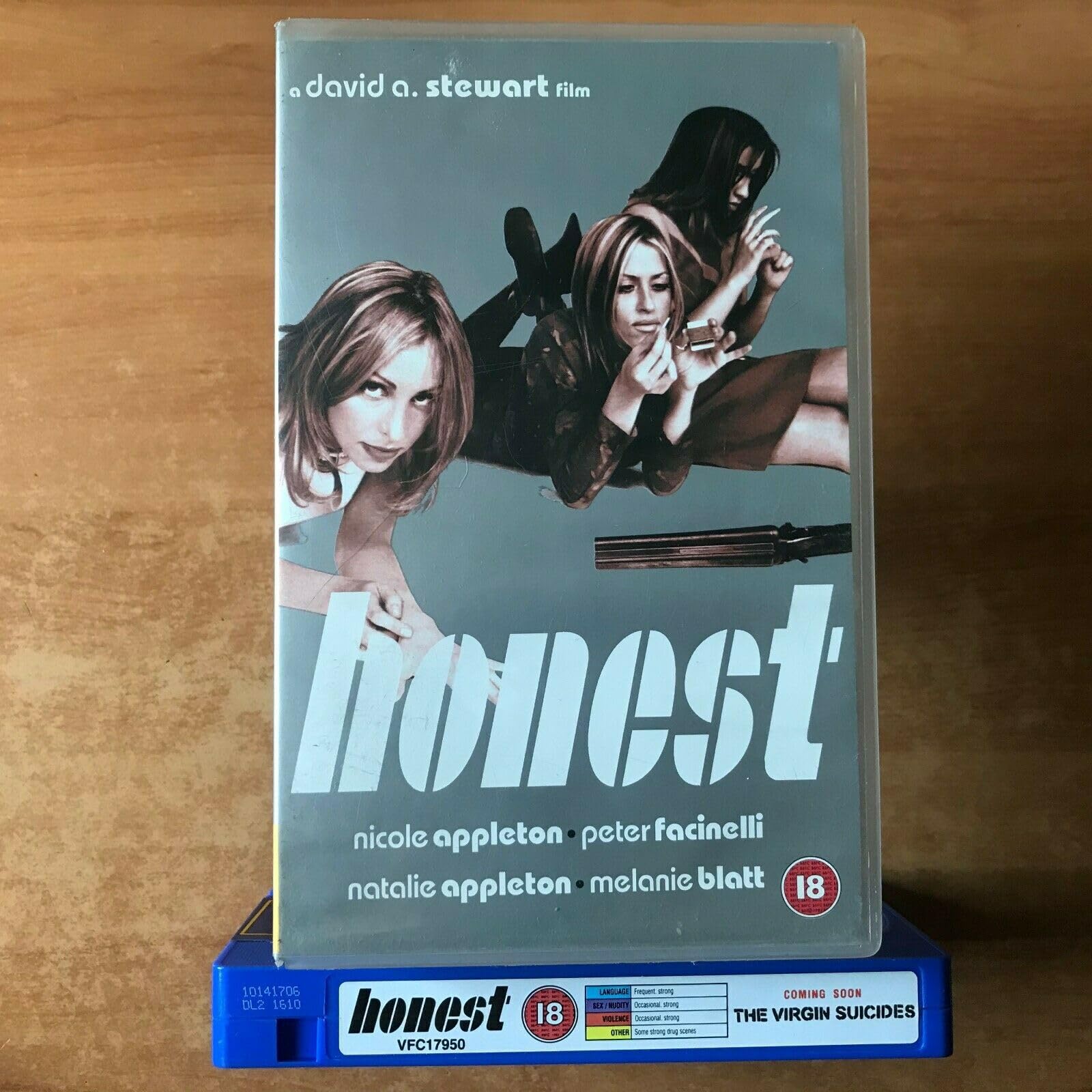 Honest: Black Comedy - Blue Tape [Large Box] Rental - Nicole Appleton - Pal VHS