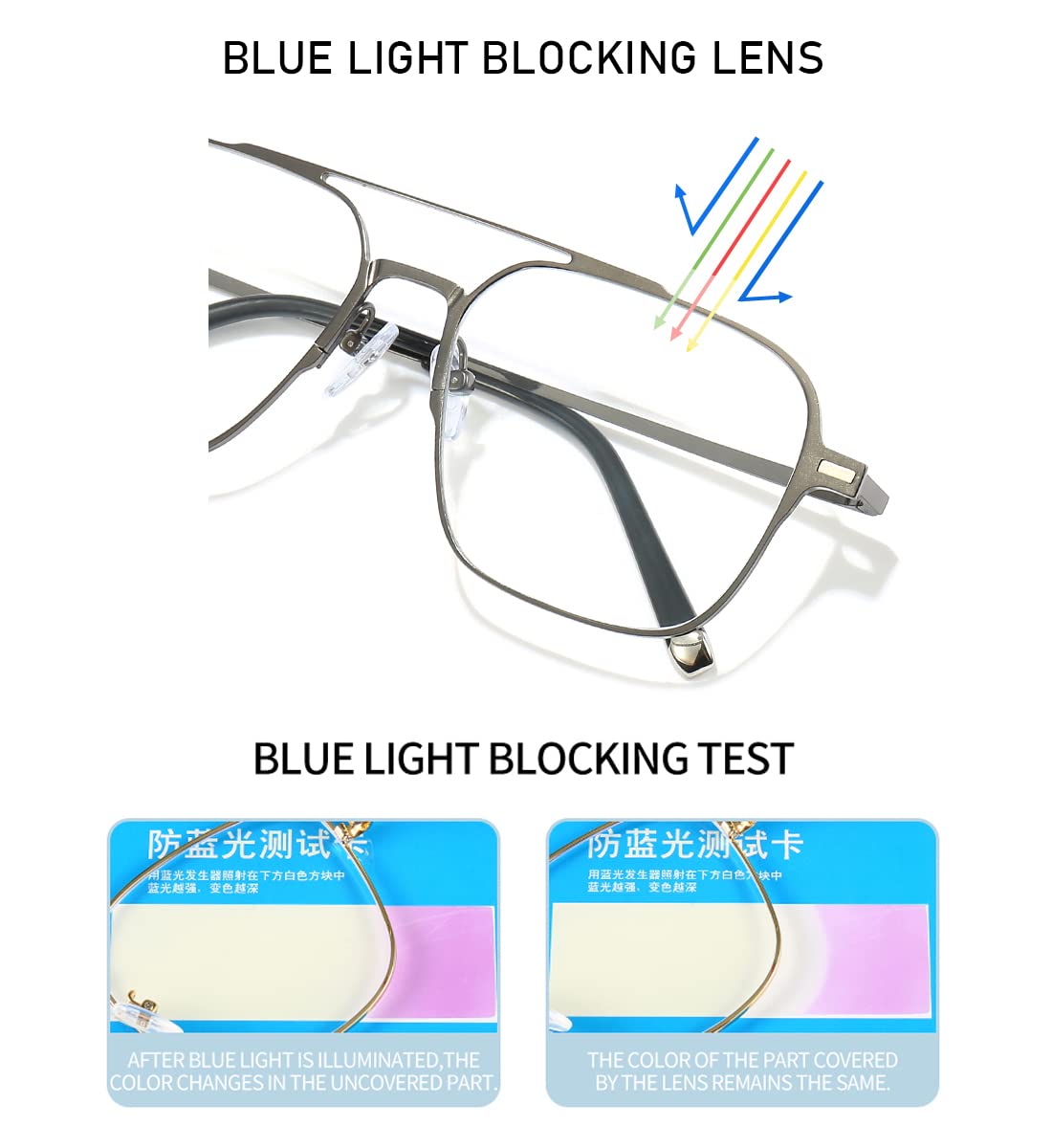 3PCS Magnetic Clip On Sunglasses for Men & Women Polarized UV Protection Retro Square Night Driving Glasses (Black)