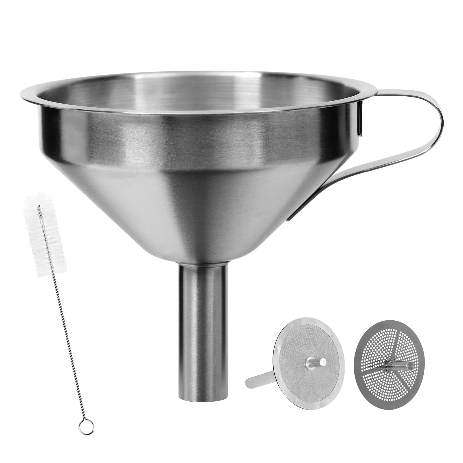 3D-Printer Resin Stainless-Steel Funnel Filter â with Detachable Resin Strainer, for Recycling or transferring uncured 3D-Printing LiquidďźDOUMII
