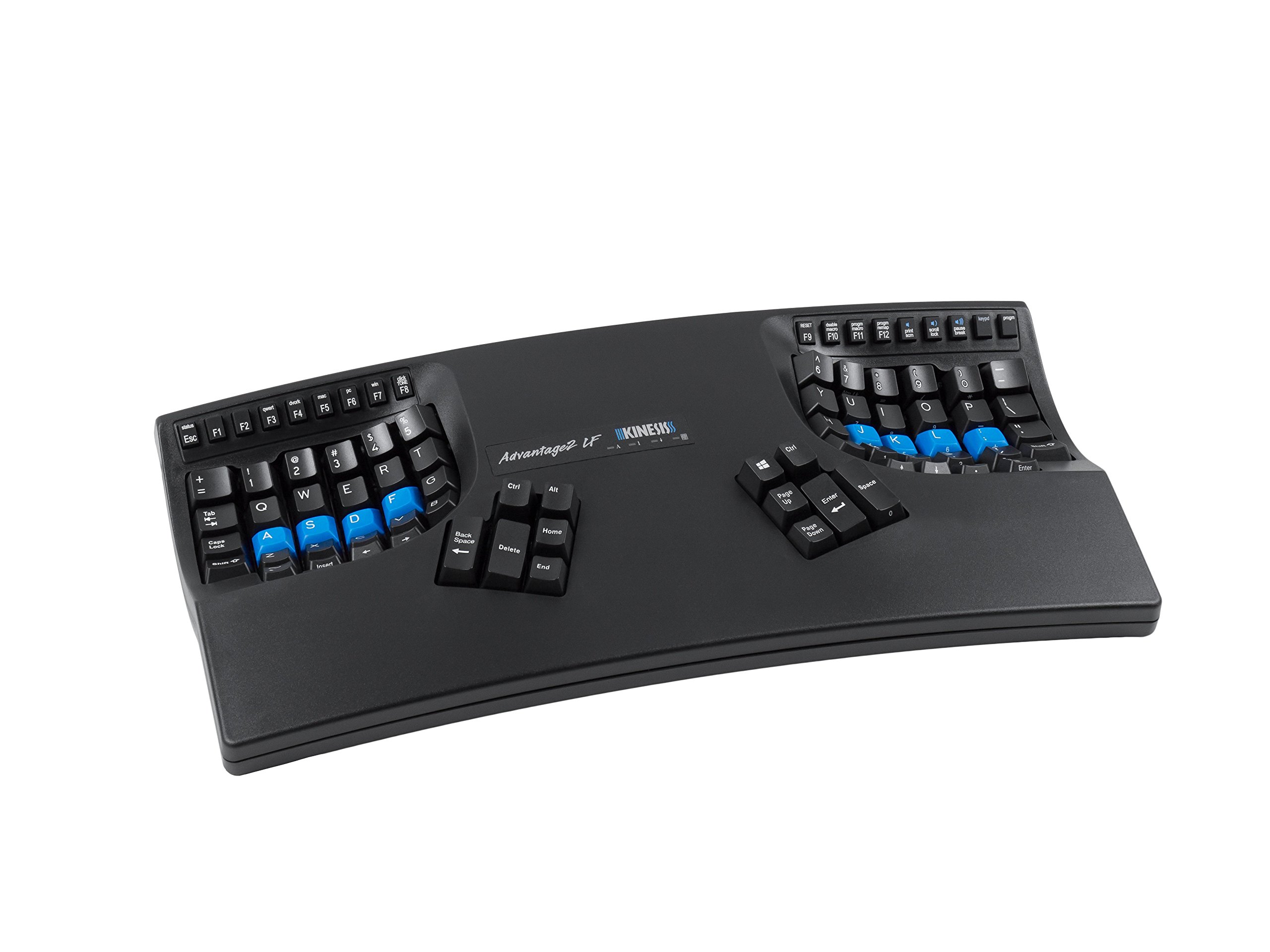 KINESIS Advantage2 Quiet LF Ergonomic USB Keyboard (KB600LFQ)