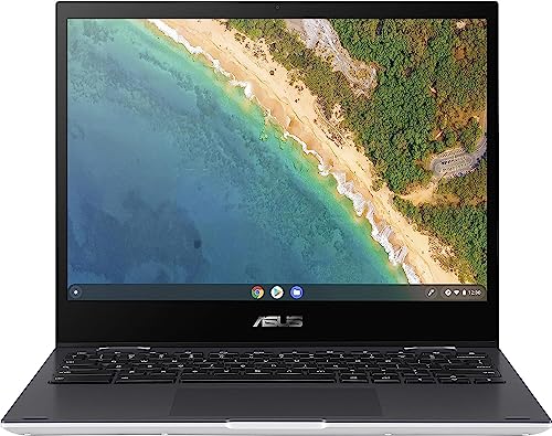 ASUS Chromebook Flip CM3, 12" Touchscreen NanoEdge Display, MediaTek™ Kompanio 820 (8192), Arm NATT MC5 GPU, 64GB eMMC, 4GB RAM, Wi-Fi 5, Chrome OS, CM3200FM1A-DH01T (Renewed)
