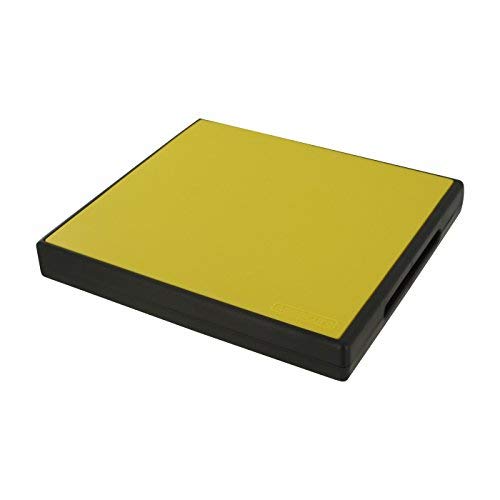 Assecure 18 game card case for Nintendo 3DS, ̗̀new ̖́- 3DS XL, 2DS & DS - 18 in 1 game cartridge folio style plastic storage case travel box - Yellow & black