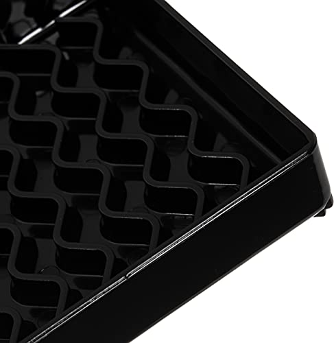 Carlisle FoodService Products 1102003 Square Drip Tray, San, Black