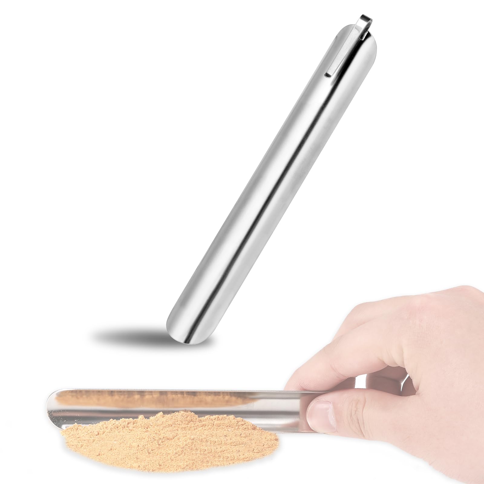Table Crumbers for Servers Table Crumb Sweeper with Pocket Clip Stainless Steel Cost-Effective Cleaner for Quick Cleanup for Tablecloth in Restaurants Homes Waitresses Tool Accessories