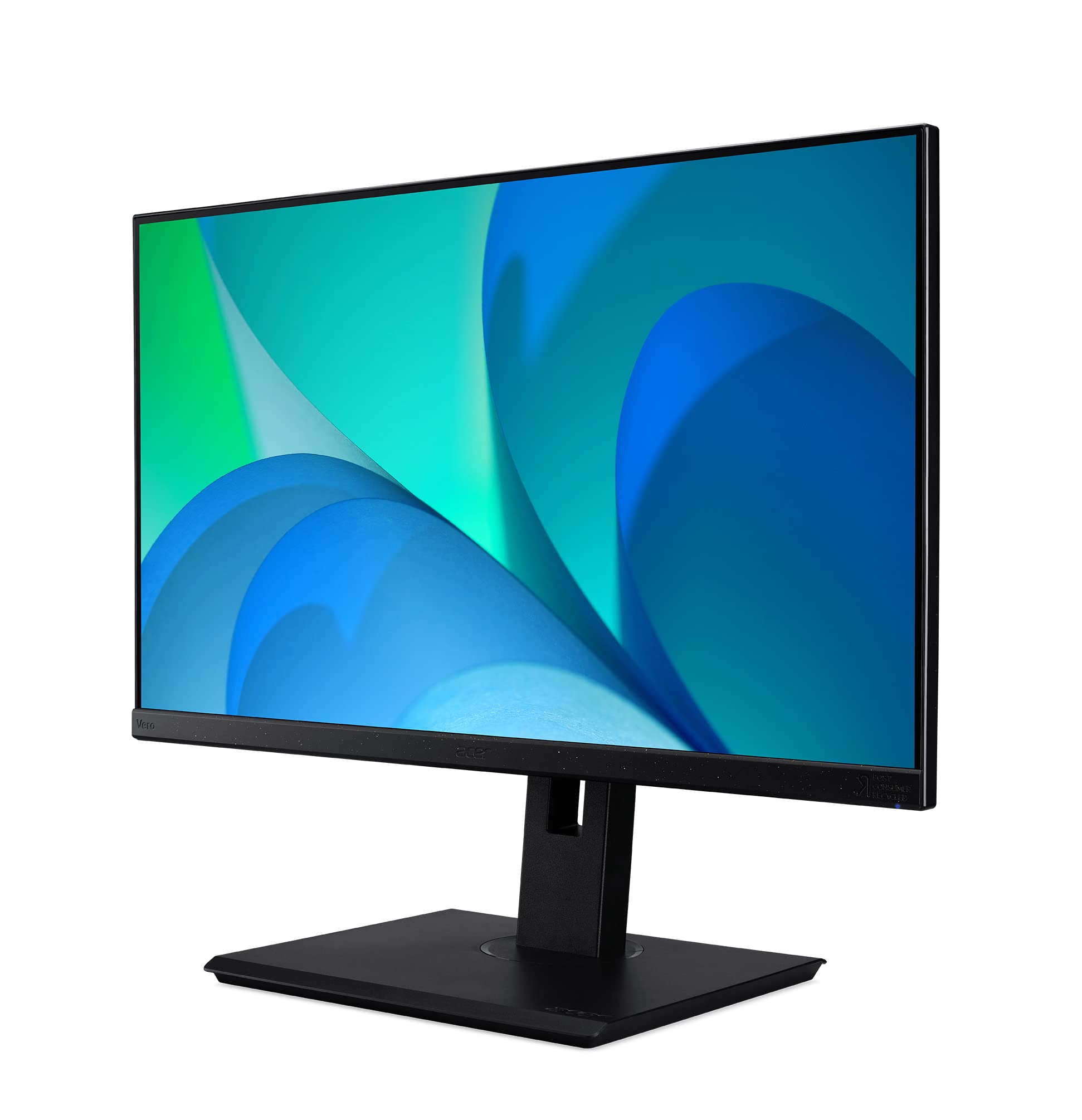 Acer Vero BR247Y bmiprx 23.8β FHD IPS Zero-Frame Monitor with Adaptive-Sync | 75Hz Refresh Rate | 4ms | EPEAT Silver | Made with Post-Consumer Recycled (PCR) Material (Display Port, HDMI 1.4 & VGA)