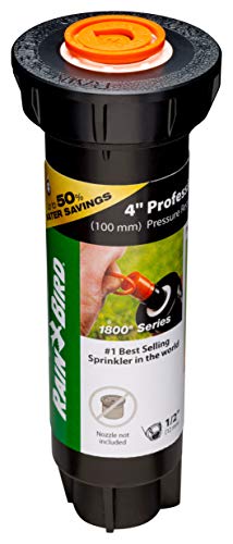 Rain Bird 1804LNPRS Pressure Regulating (PRS) Professional Pop-Up Sprinkler, Body Only No Nozzle, 4" Pop-up Height