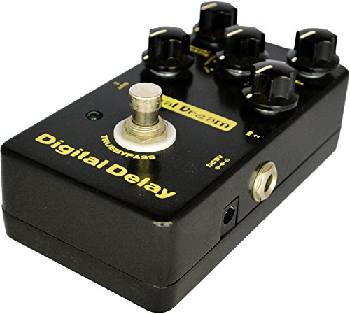 Aural Dream Digital Delay Guitar Effect Pedal provides Tape delay,Analog delay,Band delay,Reverse delay,Ducking delay and Sweep delay,True bypass.