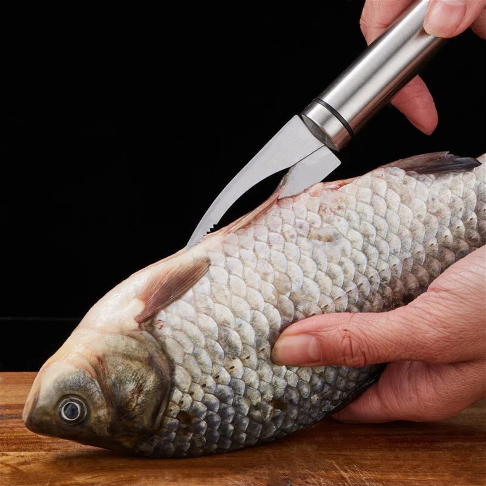 5 in 1 Multifunctional Shrimp Line Fish Maw Knife, 304 Stainless Steel Shrimp Peeler, Fish Scale Remover for Kitchen