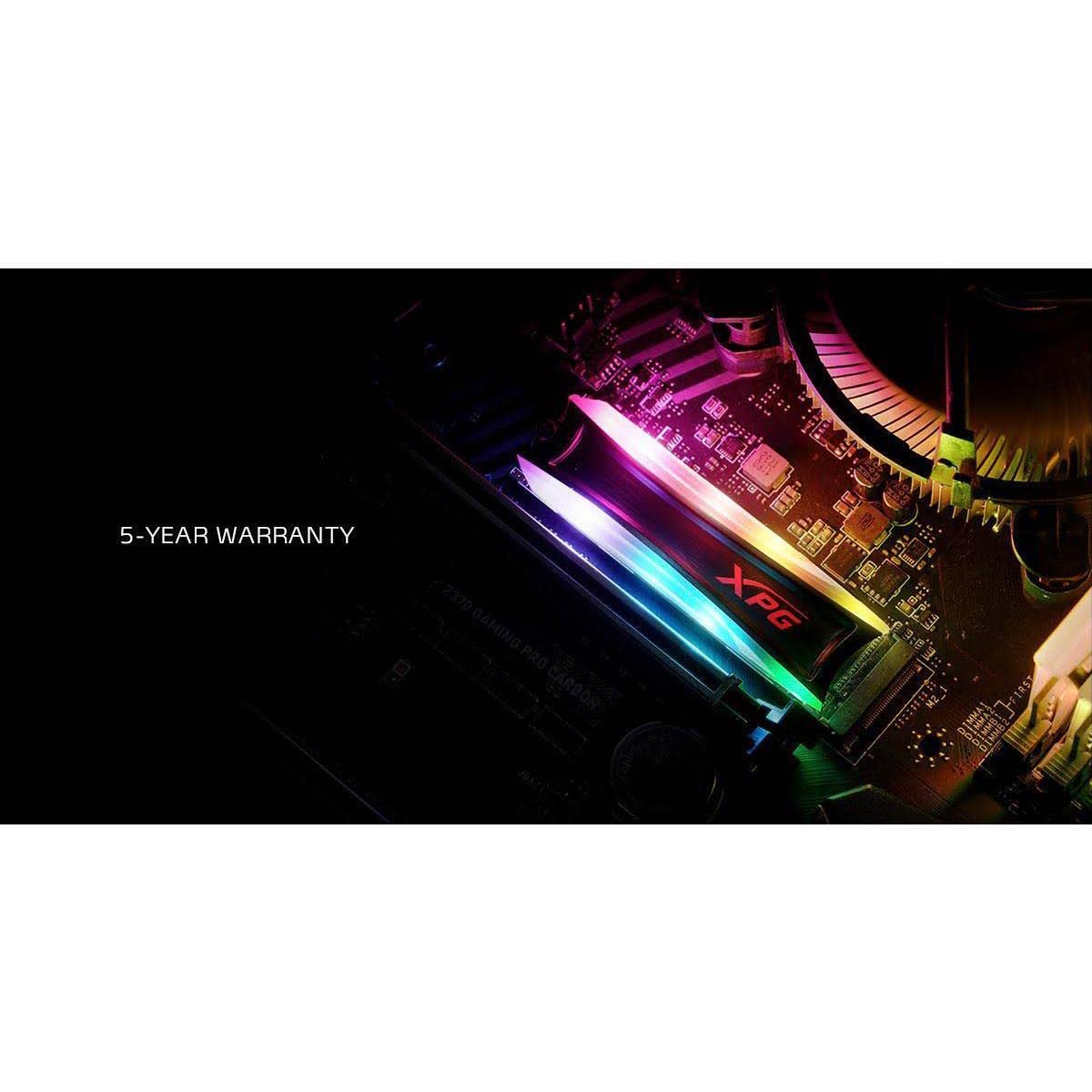 XPG SPECTRIX S40G 2TB RGB NVMe PCIe Gen 3.0 x4 M.2 Internal SSD