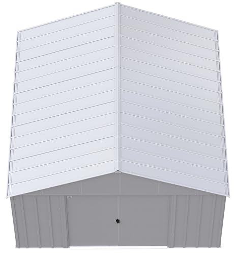 Arrow Classic Metal Shed, 12 x 12, Flute Grey