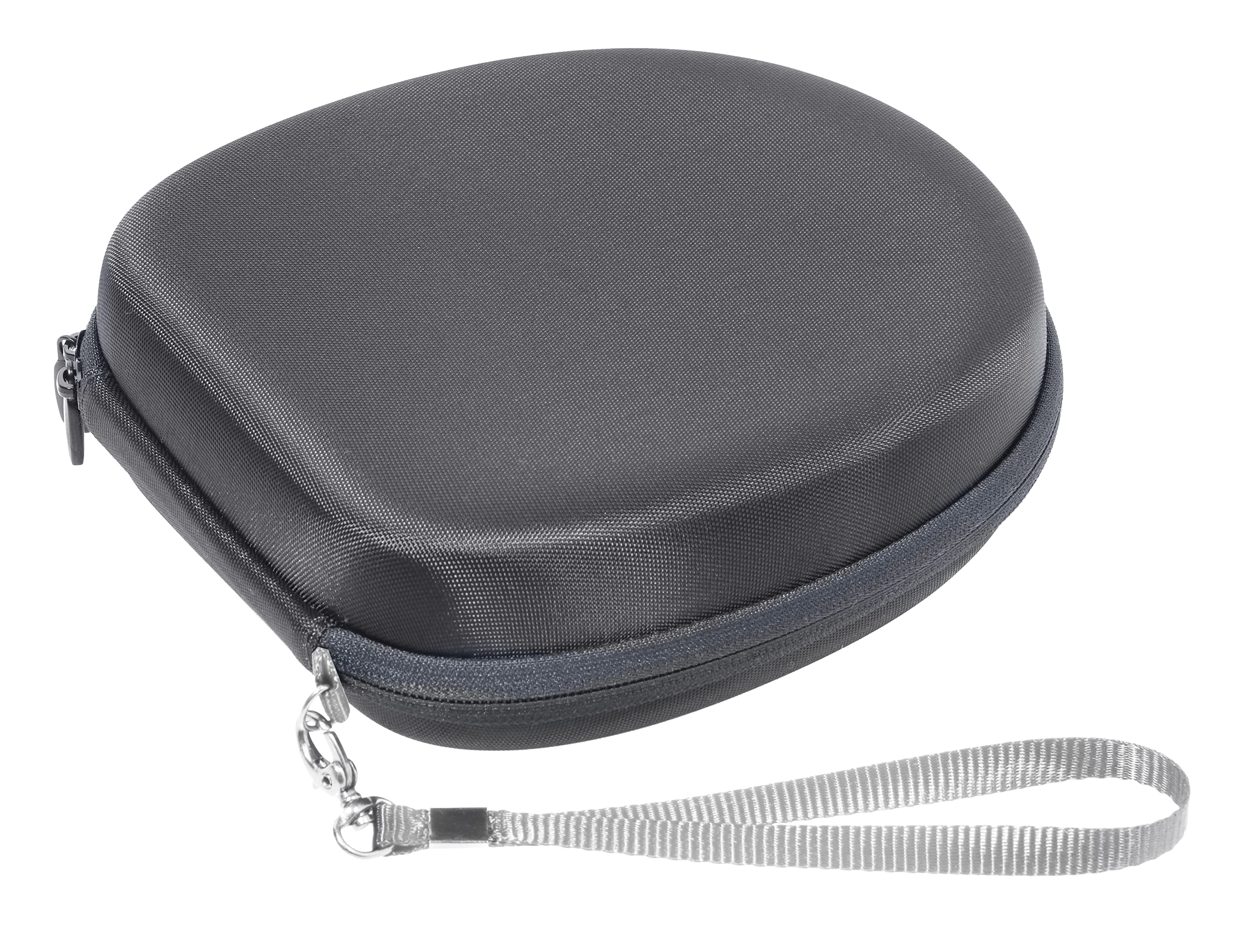 WGear Headset Case for VXI BlueParrott B550-XT, B450-XT, B450-XT -204010-C, B350-XT, B250-XTS, C400-XT, Mesh Pocket Cable, Amplifier and Other Accessories, Detachable Wrist Strap (Gray), compact Size