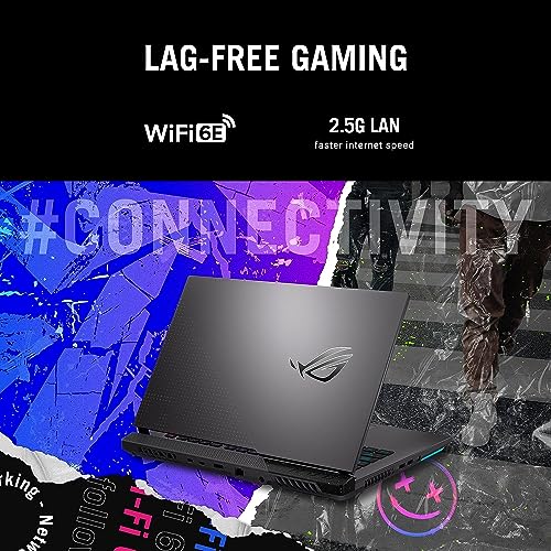 ASUS 2023 Newest ROG Strix G15 Gaming Laptop, 15.6" WQHD 165Hz Display, AMD Ryzen 7 6800H Processor, NVIDIA GeForce RTX 3060, 64GB DDR5 RAM, 2TB SSD, Backlit Keyboard, Windows 11 Home, Eclipse Gray