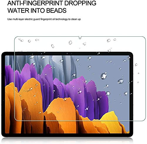TANTEK [2-Pack Screen Protector for Samsung Galaxy Tab S7(SM-T870/T875,2020) 11 inch,Tempered Glass Film,Ultra Clear,Anti Scratch,Bubble Free
