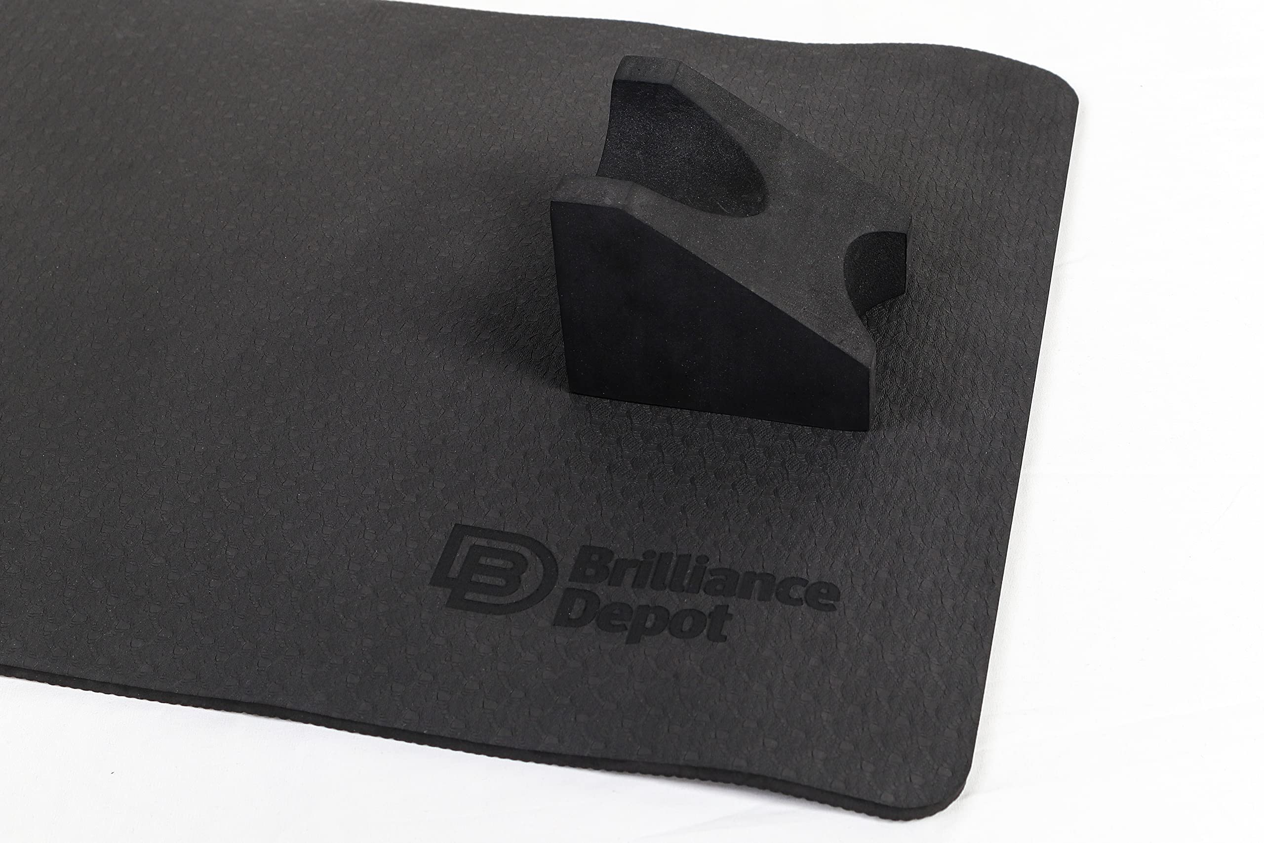 Brilliance Depot Guitar Mat with Cradle Neck Support - Durable, Non-Slip High Quality TPE Material - Complete with Microfiber Guitar Cloth