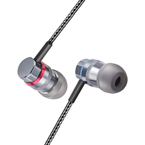 HIFI WALKER A2, High Resolution Wired Earbuds, in Ear Headphones, Dynamic Crystal Clear Sound, 3.5mm Jack (NO Mic) for Android Phones,iPad,iPod, Computers, laptops, Hi-res Earbuds for HiFi mp3 Player