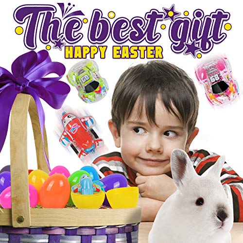 VAPCUFF Easter Gifts for Kids, Easter Basket Stuffers for Toddlers Easter Basket Stuffers for Kids Easter Gifts for Baby Toddlers Easter Baskets for Kids Age 3-5 Prefilled Easter Eggs - 12Pcs