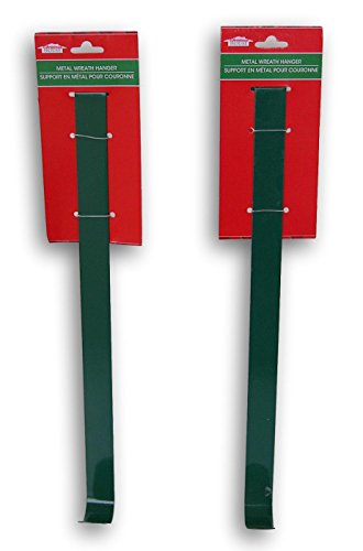 Green Wreath Over-the-Door Hanging Hook Set - 2 Count
