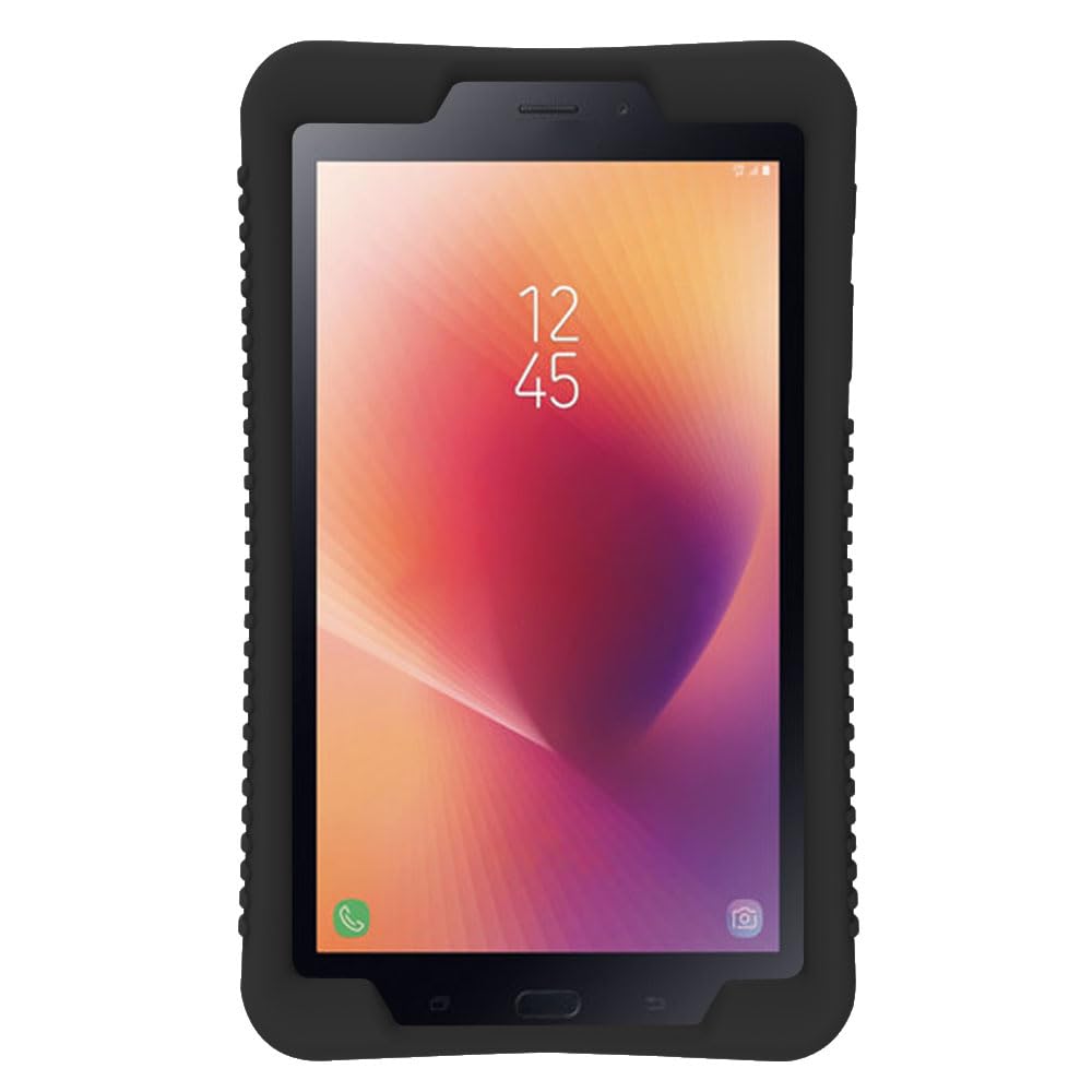 Fintie Silicone Case for Samsung Galaxy Tab A 8.0 2017 Model T380/T385, Light Weight Shock Proof Silicone Cover [Anti Slip] [Kids Friendly] for Galaxy Tab A 8.0 Inch SM-T380/T385 2017 Release, Black