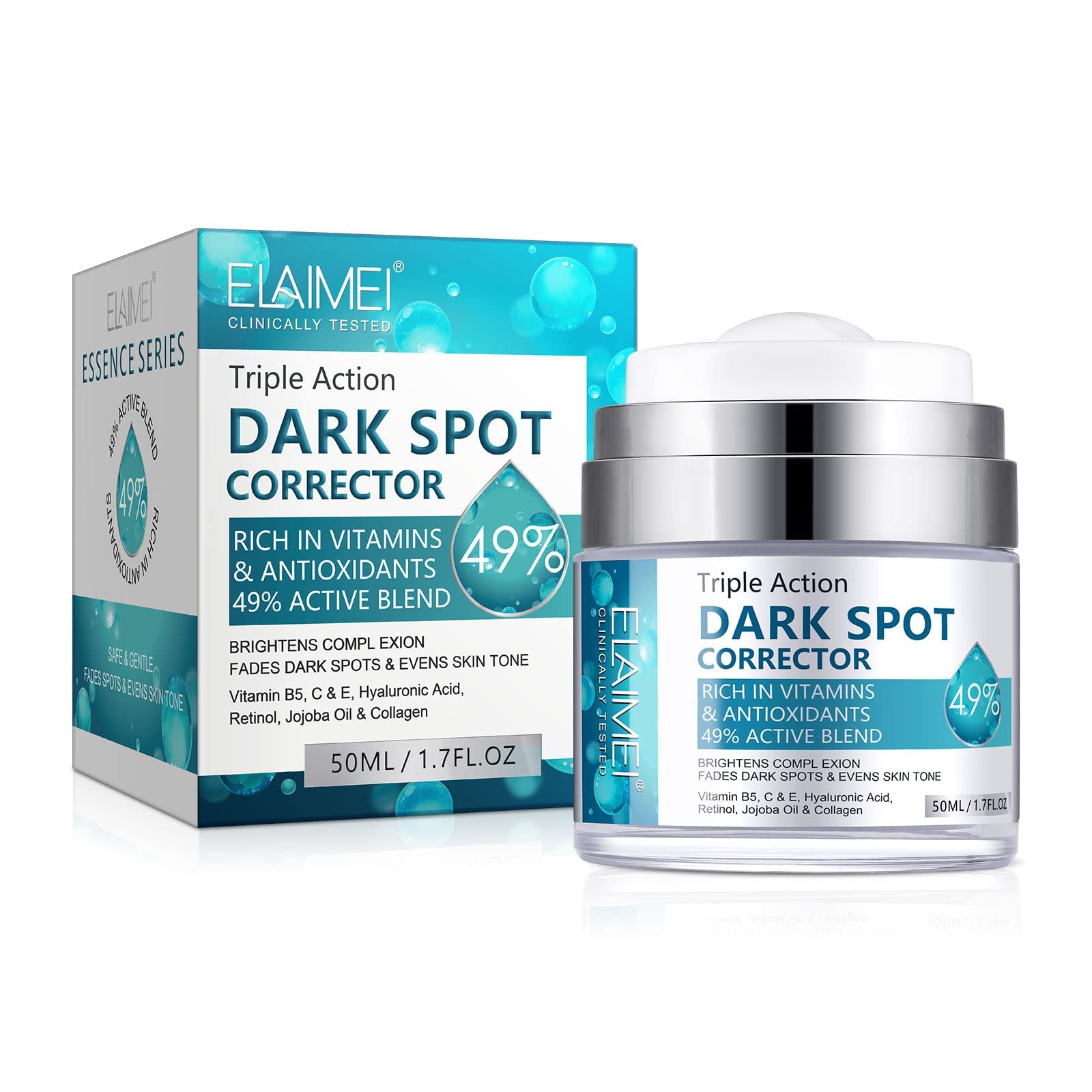 AIOBEECY Dark Spot Corrector Cream - Evens Skin Tone, Reduces Pigmentation & Sunspots, for Face & Body (5.65 oz)