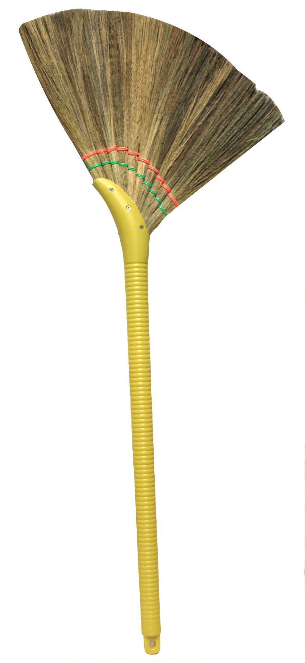 First World Brand 掃把Choi Bong Co Vietnam Hand Made Straw Soft Broom with Plastic Handle 12" Head Width, 40" Overall Length -1pc