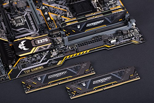 Crucial Ballistix Sport at 2666 MHz DDR4 DRAM Desktop Gaming Memory Kit 32GB (16GBx2) CL16 BLS2K16G4D26BFST