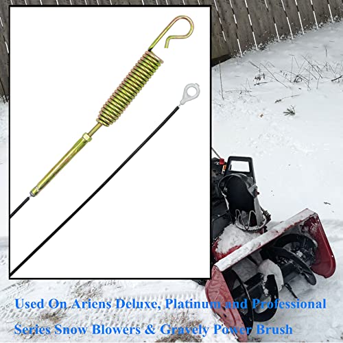 AILEETE 06900439 Auger Cable for Ariens Deluxe 24 28 30 Gravely Power Brush Pro Snowblower