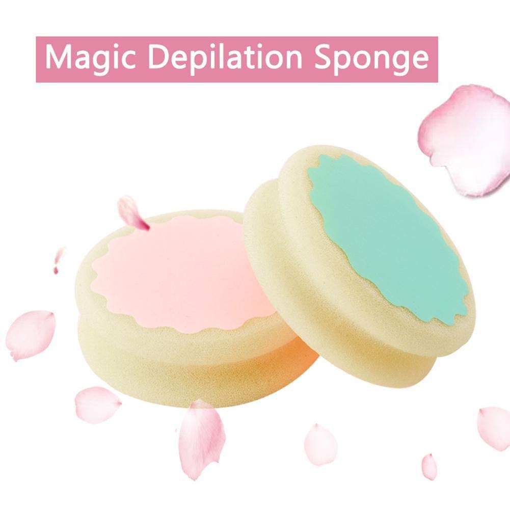 5pcs Painless Hair Removal Magic Sponge, Hair Removal For Legs, Arm, Soft Foam, Reusable, Makeup Remover