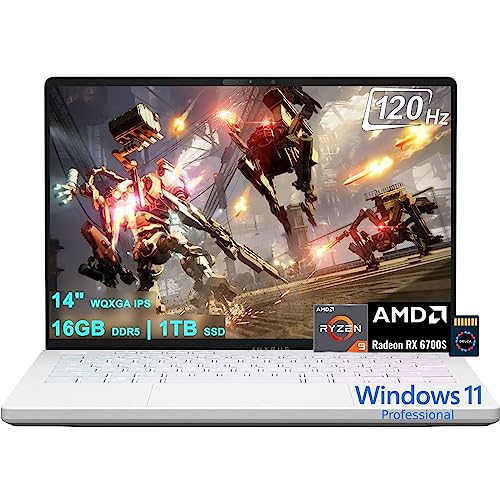 ASUS ROG Zephyrus G14 Gaming Laptop | 14" WQXGA 120Hz 100% DCI-P3 | AMD 8-Core Ryzen 9 6900HS (>i7-11370H) | 16GB DDR5 1TB SSD | Radeon RX6700S 8GB (>RTX3060) | Backlit Win11Pro + 32GB MicroSD Card