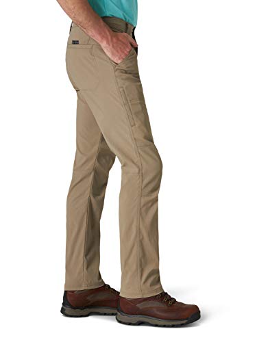 ATG by Wrangler Men's Zip Pocket Trail Pant, Fallen Rock, 34W x 30L