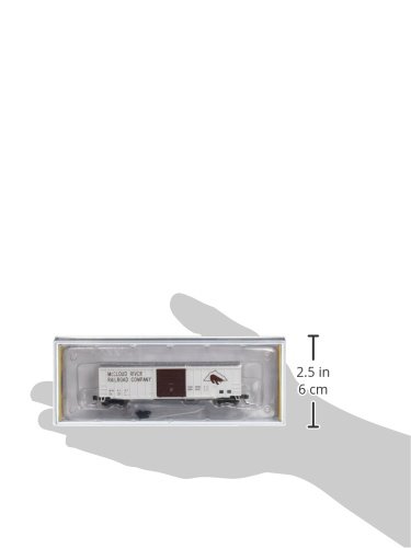 Bachmann Trains - ACF 50'-6" OUTSIDE BRACED SLIDING DOOR BOX CAR - McCLOUD RIVER - N Scale (19660)