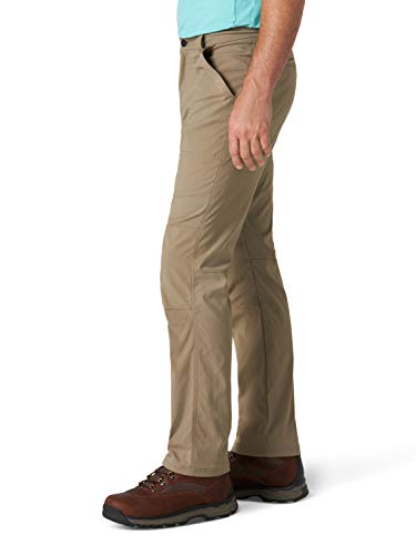 ATG by Wrangler Men's Zip Pocket Trail Pant, Fallen Rock, 34W x 30L