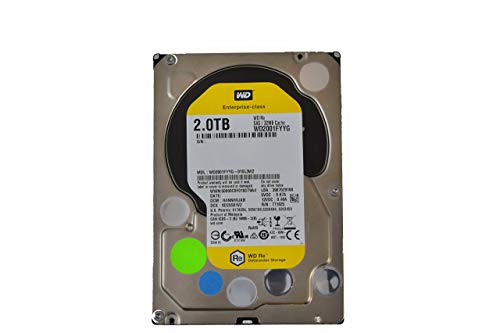 WD RE SAS 2 TB Enterprise Hard Drive: 3.5 Inch, 7200 RPM, SAS, 32 MB Cache - WD2001FYYG (Renewed)
