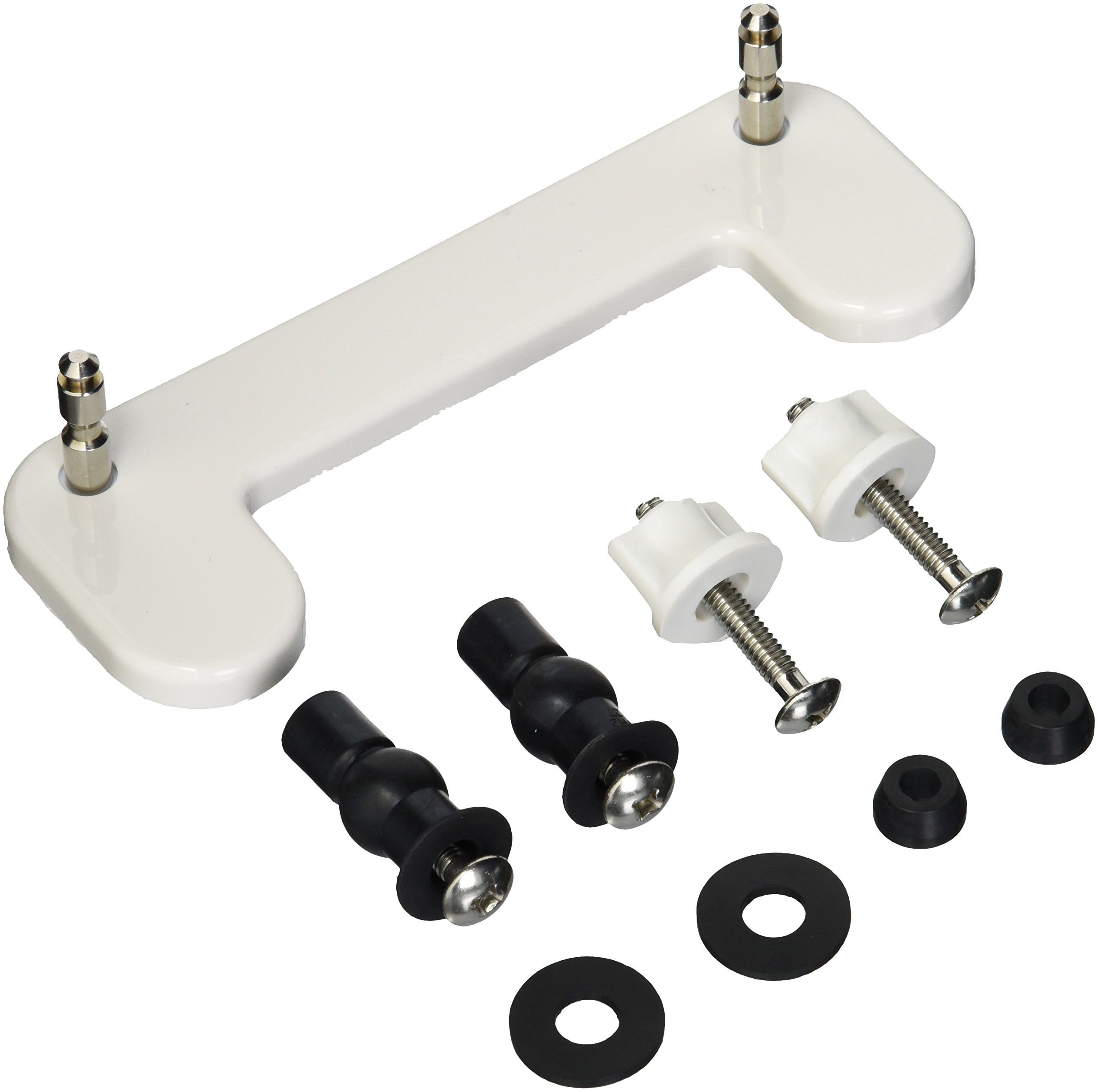 American Standard 760234-100.0200A Repair Parts Bottom and Top MTG Kit with Bar Hinge, White