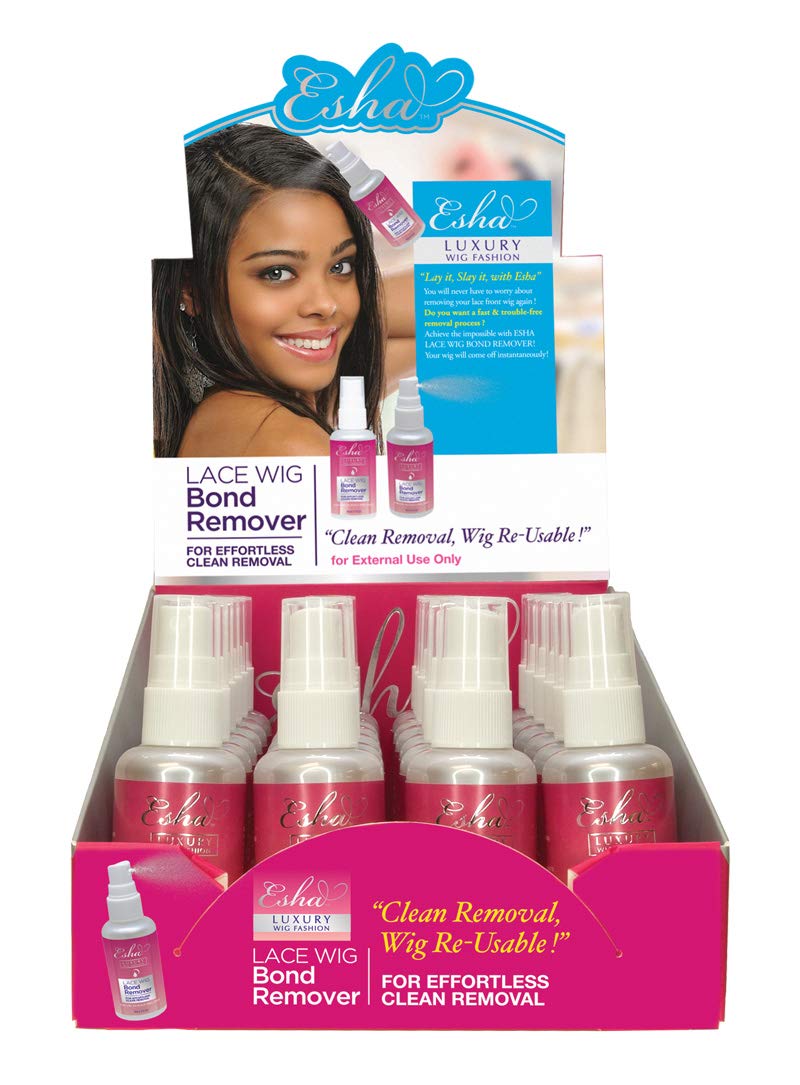 ESHA Absolute Lace Bond Remover (60ML) - Non-Irritating Formula - Highly Effective - Adhesive, Extension, & Lace Remover - Quick Removal