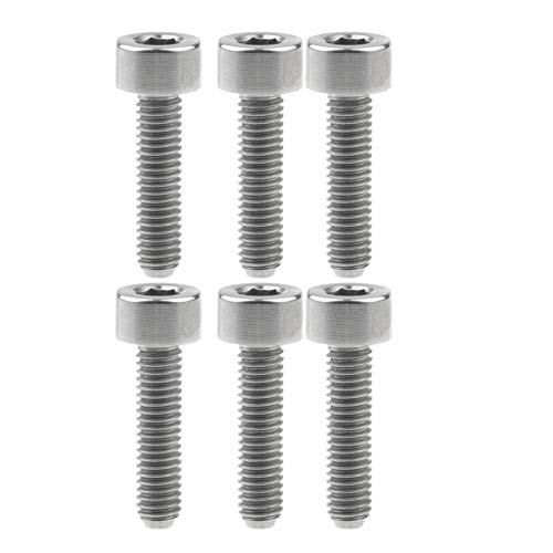 Wanyifa Titanium Ti M3 x 6 8 10 12 15 18mm DIN912 Hexagon Square Head Bolt Screws Pack of 6 (Titanium,M3x12mm)