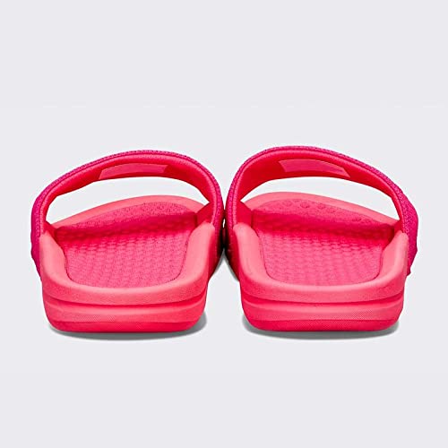 Athletic Propulsion Labs APL Women's Big Logo TechLoom Slide, (10, Neon Pink, numeric_10)