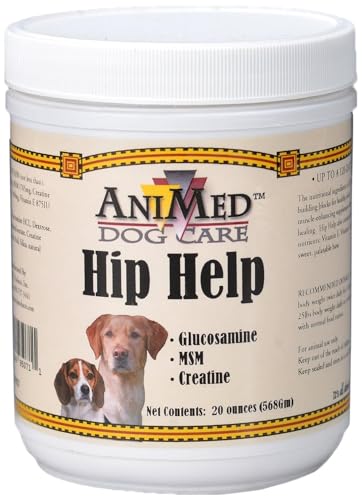 AniMed Hip Help Powder for Dogs, 20-Ounce
