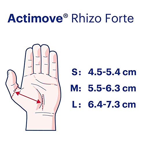 Actimove Rhizo Forte Thumb Brace Medium Left Gray