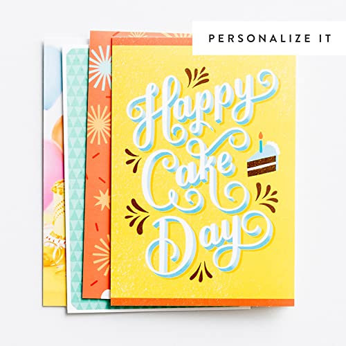 DaySpring - Birthday - Celebrating You - 12 Boxed Cards (60939),Yellow