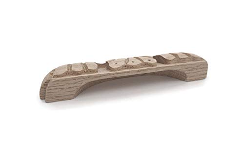 7" Carved Oak Desk Drawer Pulls - Carved Oak Wood Pulls for Antique Oak Desk - Roll Top Desk - Oak Desk Drawer Pulls - Carver Wood Pulls - Carved Wood Furniture Pulls - Roll Top Desk Hardware
