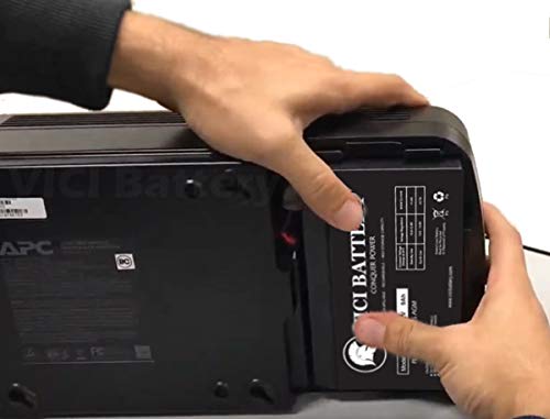 VICI Battery VB7-12 - 12V 7AH Replacement UPS Battery for APC Back-UPS 550 BE550G Brand Product