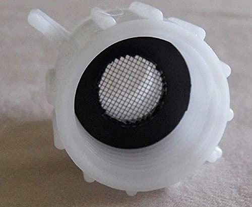 7/8 Inch Male Pipe Adapter to 1/2 Female with Built in Screen for Straining