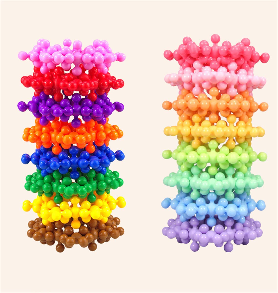300 PCS STEM Building Blocks Educational Construction Engineering Set Building Discs Toys Sets Interlocking Creative Activities Blocks Kit for Kids Boys and Girls