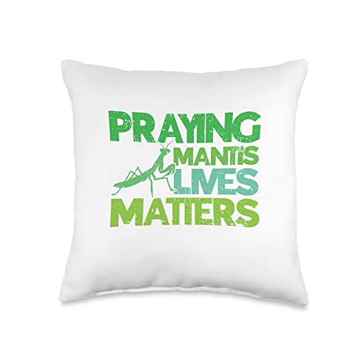 Praying Mantis Costume Kids Women & Men Heartbeat Insects Bugs Love Praying Mantis Throw Pillow, 16x16, Multicolor