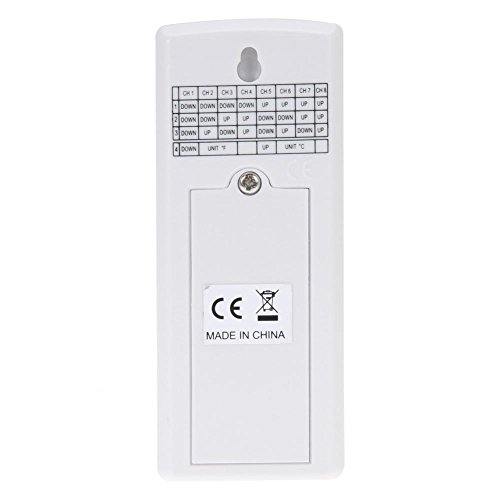 Ambient Weather WS-10 Wireless Indoor/Outdoor 8-Channel Thermo-Hygrometer with Three Remote Sensors