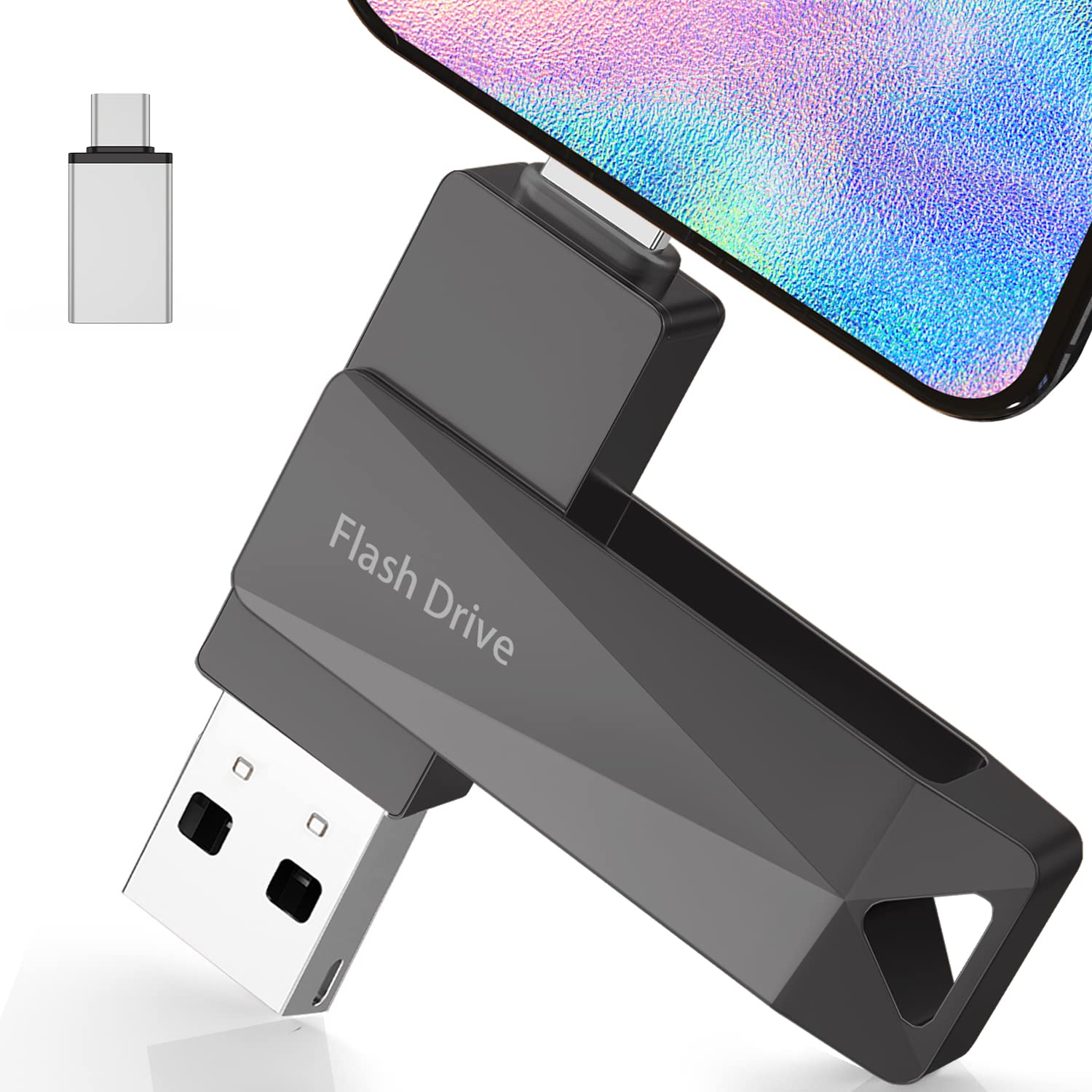 512GB Photo Stick for iPhone, Qainerly USB Flash Drive