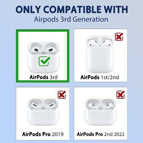 Anime Pattern Designed for AirPods 3rd Case Cover 2021,Cute Anime Soft TPU Shockproof for AirPods 3 Protection Case Cover with Keychain,Gift for Boys and Girls (Anime 03)