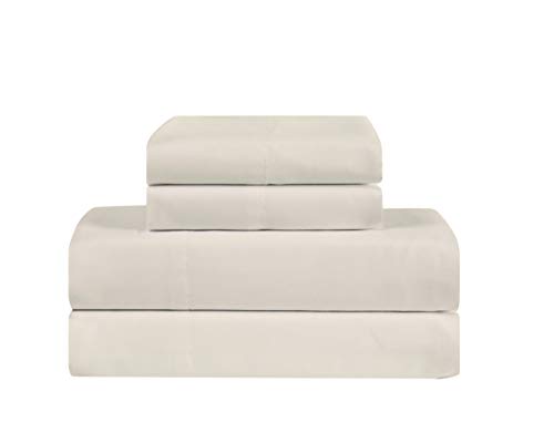 TRULY CALM HOME FOR HEALTH Antimicrobial Khaki Twin XL 3 Piece Sheet Set, Taupe (SS3829KHTX-4700)